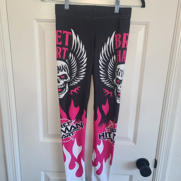 Pants & Jumpsuits | Bret The Hitman Hart Leggings Size Small | Poshmark